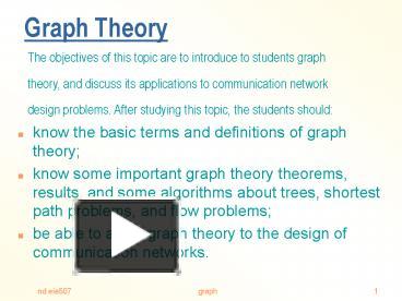 PPT – Graph Theory PowerPoint presentation | free to view - id: 170a2d ...