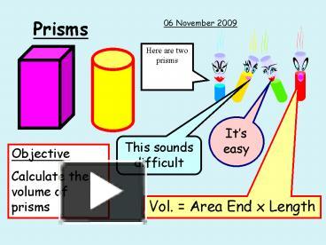 PPT – Prisms PowerPoint presentation | free to view - id: 171d12-ZDc1Z