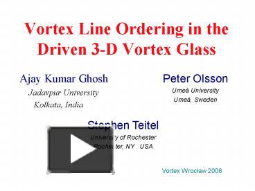 PPT – Ajay Kumar Ghosh PowerPoint presentation | free to download - id ...