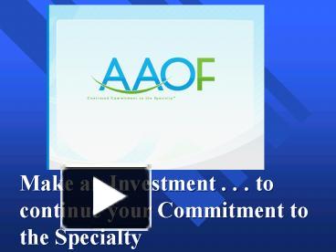 PPT – Endowment Campaign Presentation PowerPoint presentation | free to ...