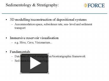 PPT – Sedimentology PowerPoint presentation | free to view - id: 1742a1 ...