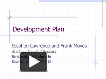 PPT – Development Plan PowerPoint presentation | free to download - id ...