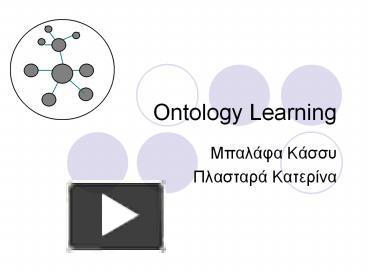Ontology Learning presentation | free to download