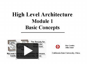 PPT – High Level Architecture Module 1 Basic Concepts PowerPoint ...