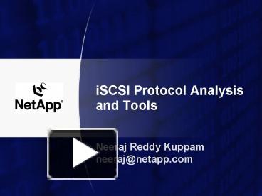 PPT – iSCSI Protocol Analysis and Tools PowerPoint presentation | free ...