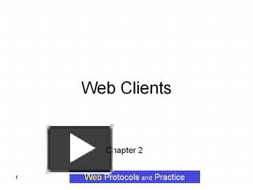 Web Clients presentation | free to download