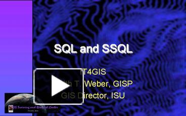 PPT – SQL and SSQL PowerPoint presentation | free to view - id: 175aa7 ...