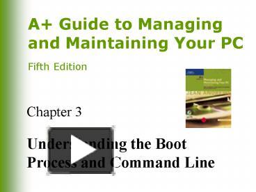 PPT – Understanding the Boot Process and Command Line PowerPoint ...
