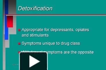 PPT – Detoxification PowerPoint presentation | free to view - id ...