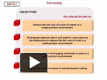 PPT – Full costing PowerPoint presentation | free to view - id: 177283 ...