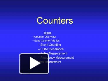 PPT – Lesson 6 Counters PowerPoint presentation | free to view - id ...