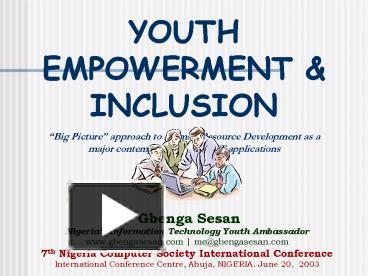 YOUTH EMPOWERMENT presentation | free to view
