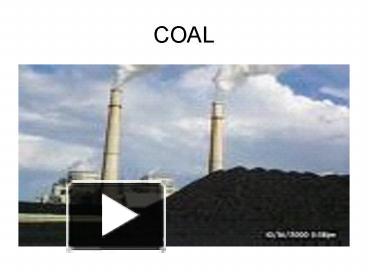 COAL presentation | free to view