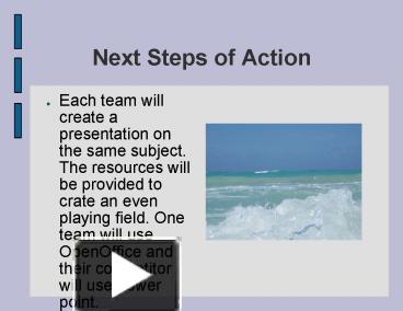 Next Steps of Action presentation | free to view