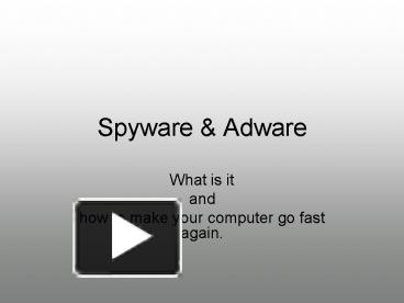 PPT – Spyware PowerPoint presentation | free to download - id: 178e38-ZDc1Z