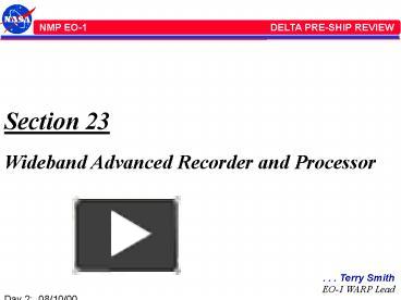 PPT – WARP PowerPoint presentation | free to view - id: 179772-ZDc1Z