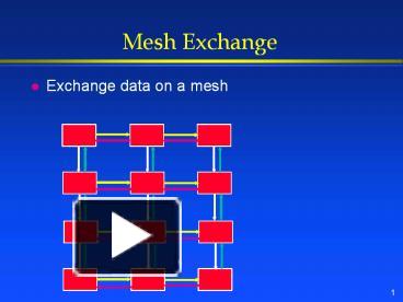 Mesh Exchange presentation | free to download