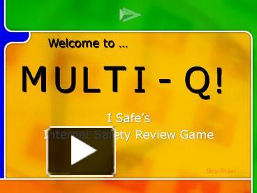 PPT – MultiQ Introduction PowerPoint presentation | free to view - id ...
