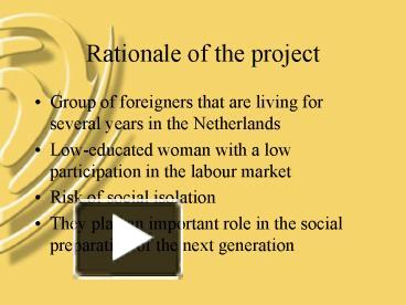 PPT – Rationale of the project PowerPoint presentation | free to view ...