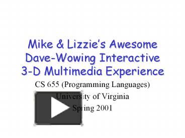 PPT – Mike PowerPoint presentation | free to download - id: 17a139-ZDc1Z
