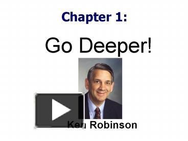 Go Deeper presentation | free to view