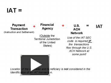 IAT presentation | free to view