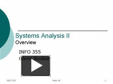 PPT – Systems Analysis II Overview PowerPoint presentation | free to ...