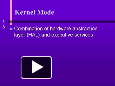 Kernel Mode presentation | free to download