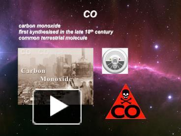 PPT – carbon monoxide PowerPoint presentation | free to view - id ...