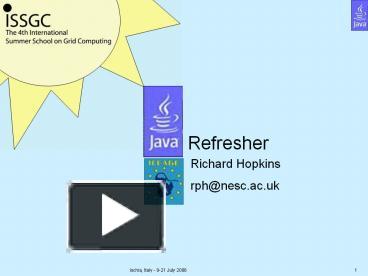 PPT – Refresher PowerPoint presentation | free to download - id: 17c05b ...