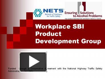 PPT – Workplace SBI Product Development Group PowerPoint presentation ...