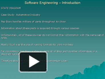 PPT – Software Engineering PowerPoint presentation | free to view - id ...