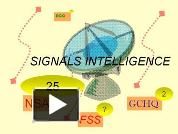 PPT – SIGNALS INTELLIGENCE PowerPoint presentation | free to download ...