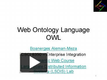 PPT – Web Ontology Language OWL PowerPoint presentation | free to view ...