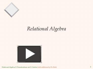 PPT – Relational%20Algebra PowerPoint presentation | free to download ...