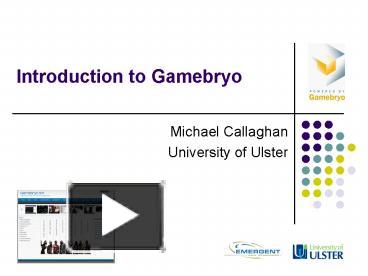 PPT – Introduction to Gamebryo PowerPoint presentation | free to view ...
