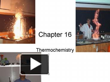 Thermochemistry presentation | free to view
