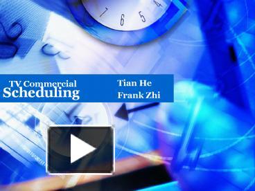 PPT – Scheduling PowerPoint presentation | free to download - id ...
