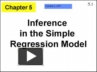 PPT – Inference PowerPoint presentation | free to view - id: 1809d-NjY5O