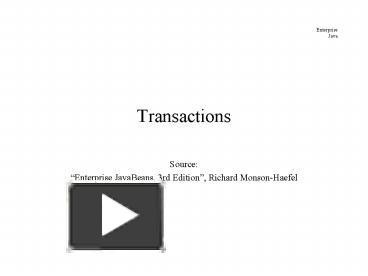 Transactions presentation | free to view