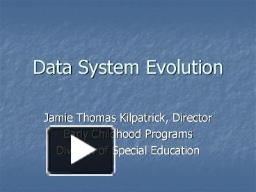 PPT – Data System Evolution PowerPoint presentation | free to download ...