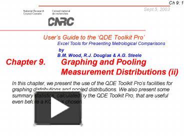 Users Guide to the QDE Toolkit Pro presentation | free to view