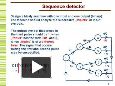Sequence detector presentation | free to view