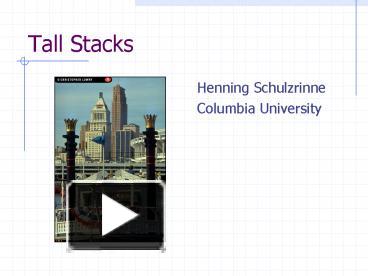 Tall Stacks presentation | free to download