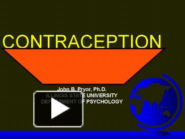 CONTRACEPTION presentation | free to download