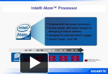 Intel presentation | free to view