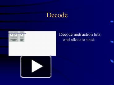 Decode presentation | free to view