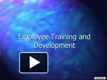 PPT – Employee Training and Development PowerPoint presentation | free ...