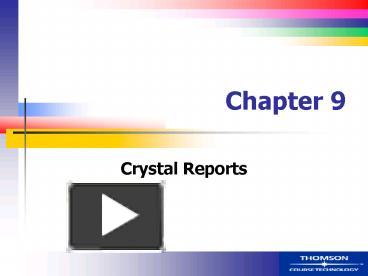 Crystal Reports presentation | free to view