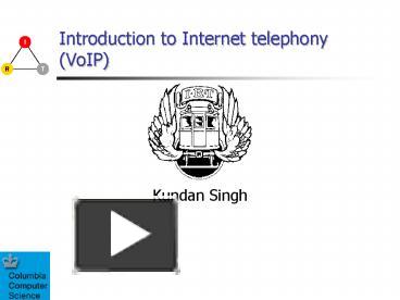 PPT – Introduction to Internet telephony VoIP PowerPoint presentation ...